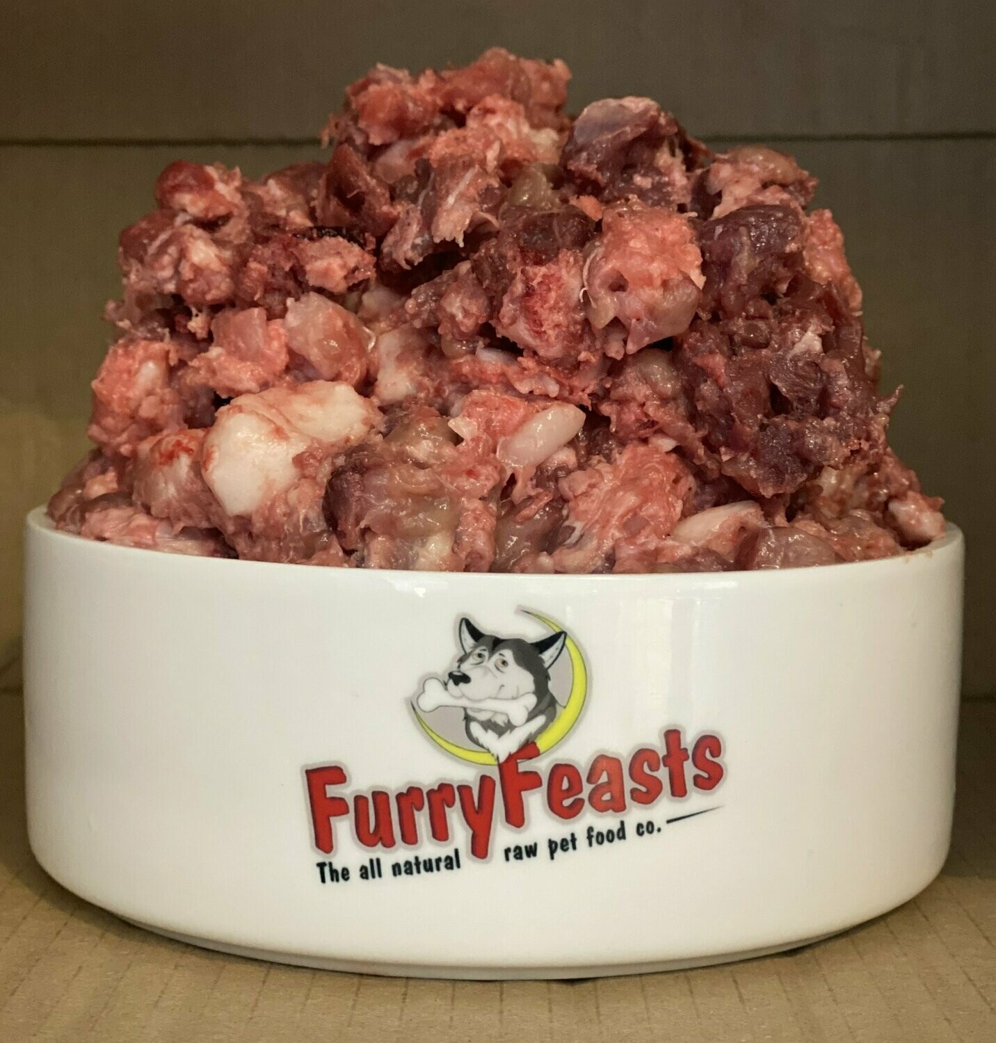 Furry Feasts - Posh Turkey & Tripe Supper 80/10/10 500g | Carniraw Ltd