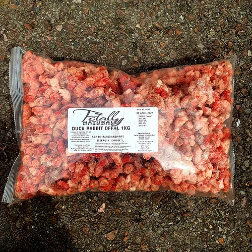 Totally Natural - Duck, Rabbit & Offal 8x1kg | Carniraw Ltd