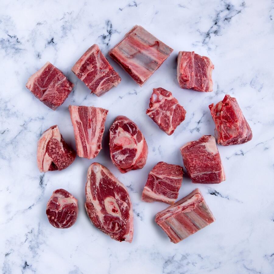 Durham - Goat Chunks (with bone) 1kg | Carniraw Ltd