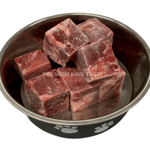 Premium Raw / Reggie's - Beef Chunks Boneless 1kg | Carniraw Ltd