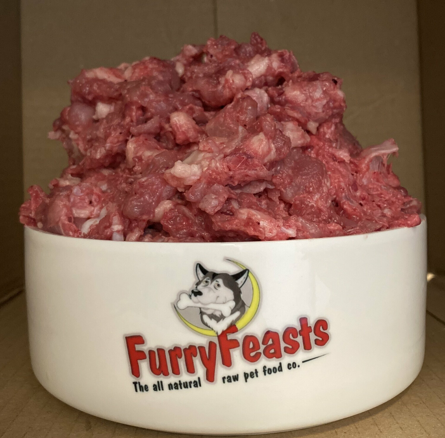 Furry Feasts - Deluxe Chicken & Beef 1kg | Carniraw Ltd