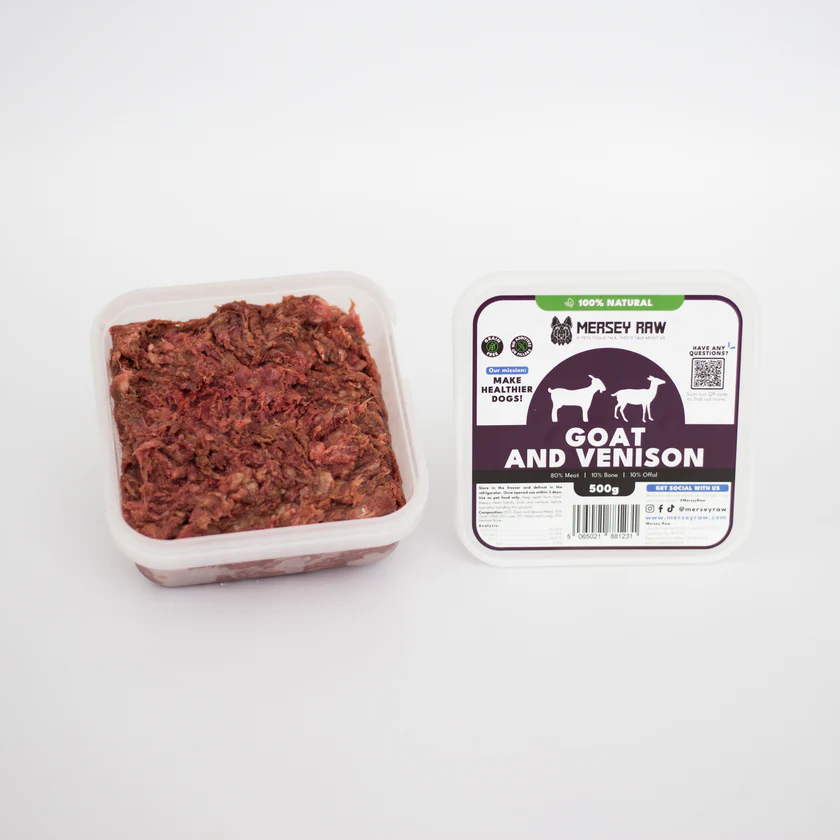 Mersey Raw - Goat & Venison Complete 500g | Carniraw Ltd