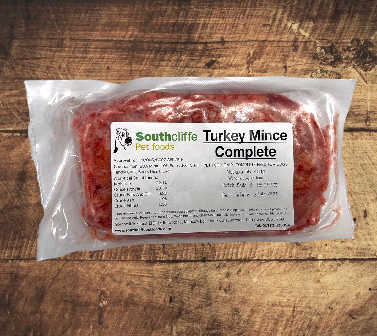 Southcliffe - Turkey Complete 454g | Carniraw Ltd