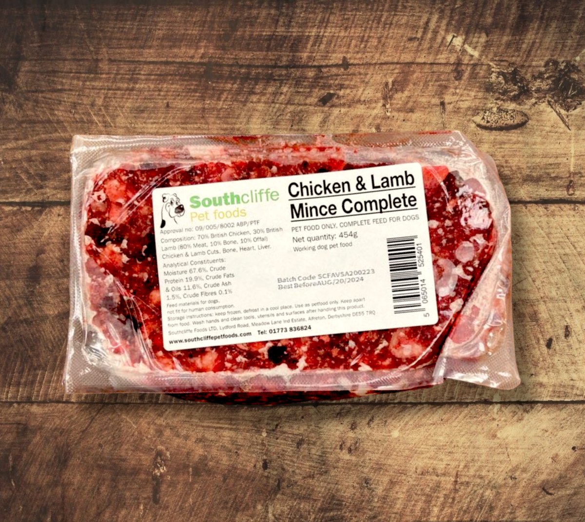 Southcliffe - Chicken & Lamb Complete 454g | Carniraw Ltd