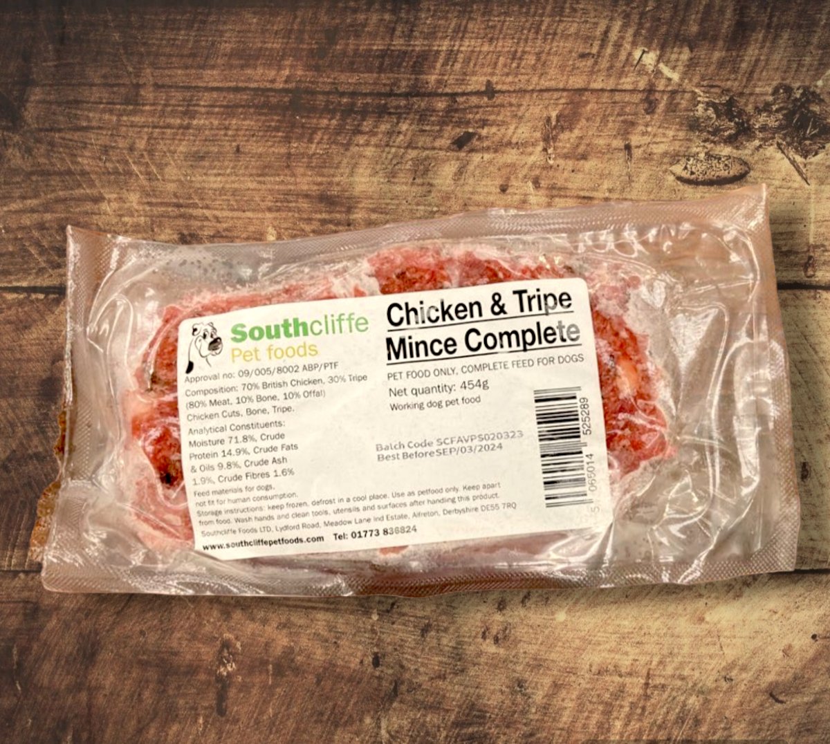 Southcliffe - Chicken & Tripe Complete 454g | Carniraw Ltd