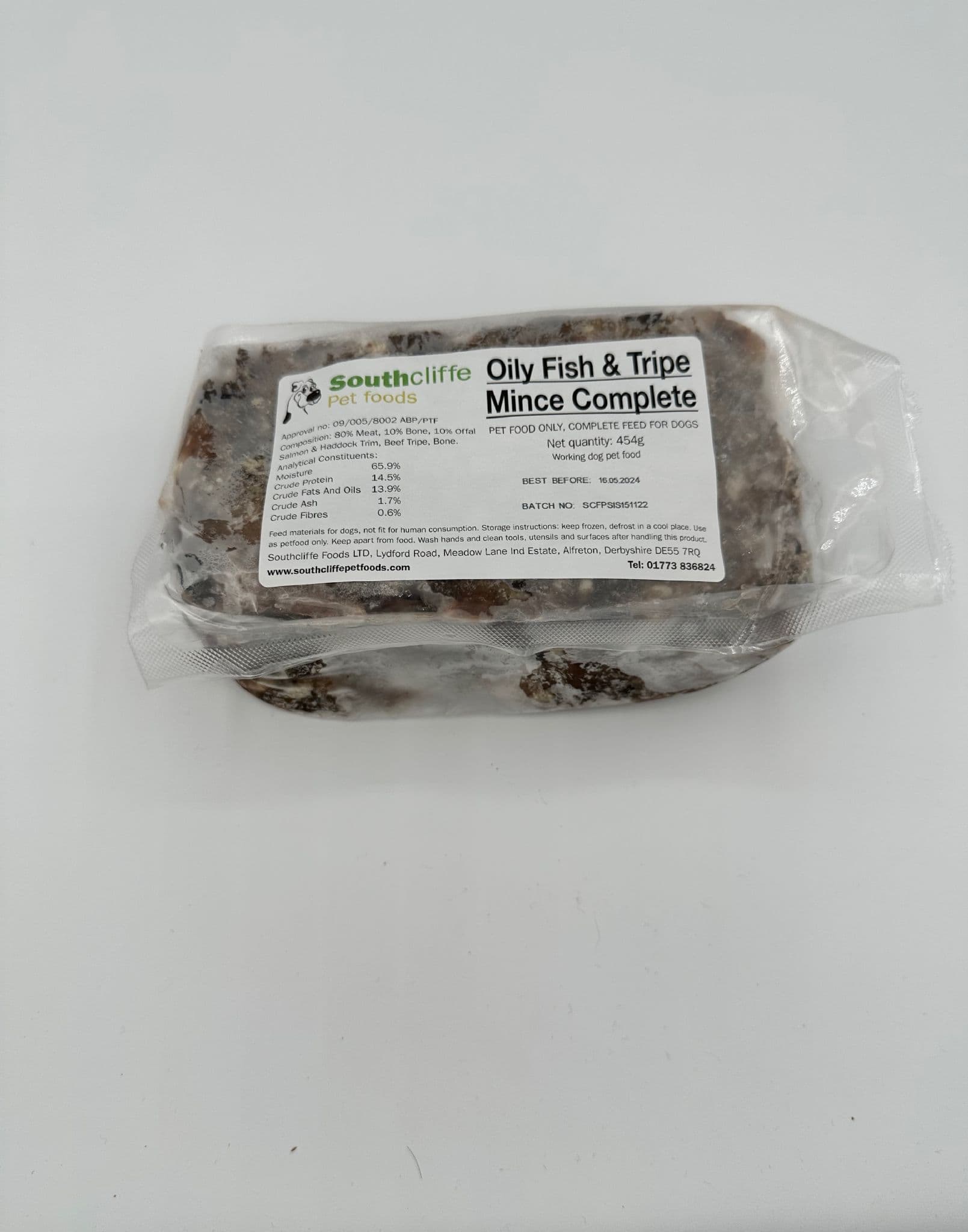 Southcliffe - Oily Fish & Tripe Complete 454g | Carniraw Ltd