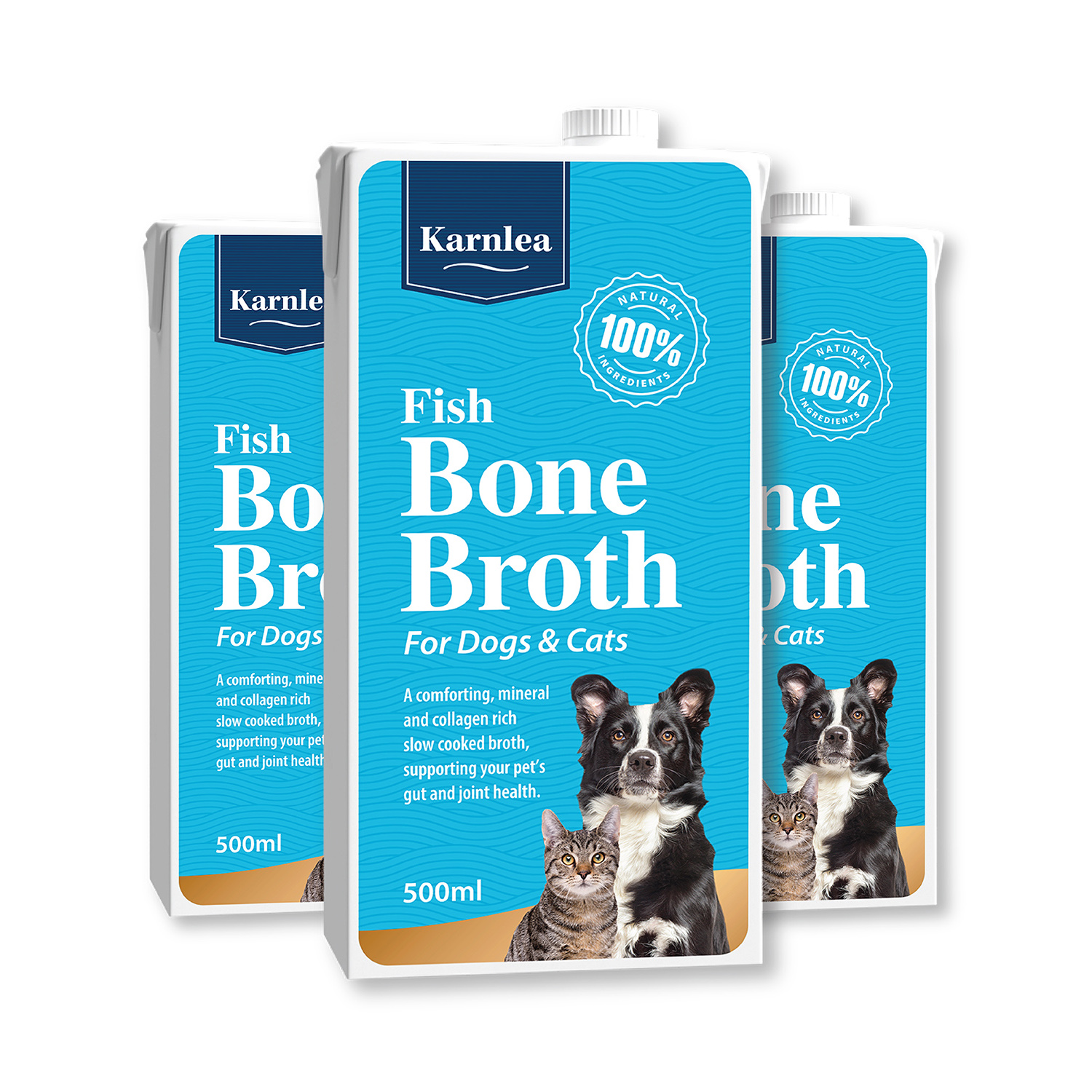 Karnlea - Fish Bone Broth 500ml | Carniraw Ltd