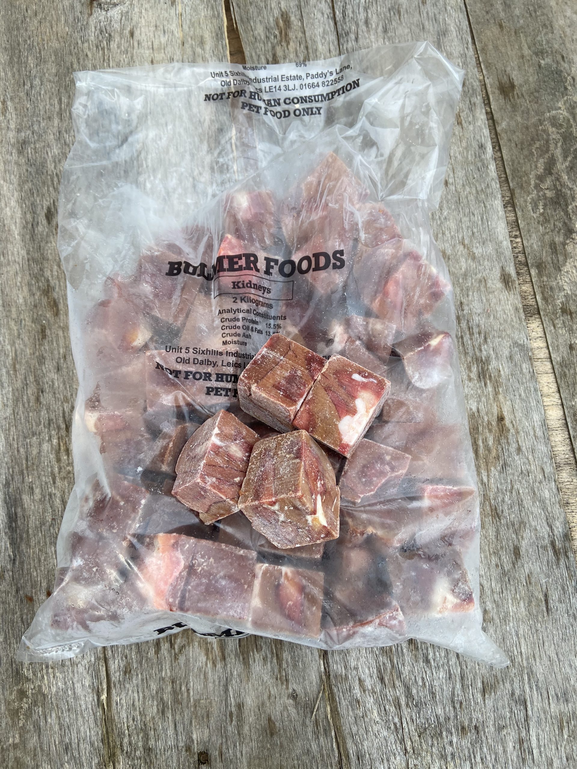 Bulmers - Kidney Chunks 2kg | Carniraw Ltd