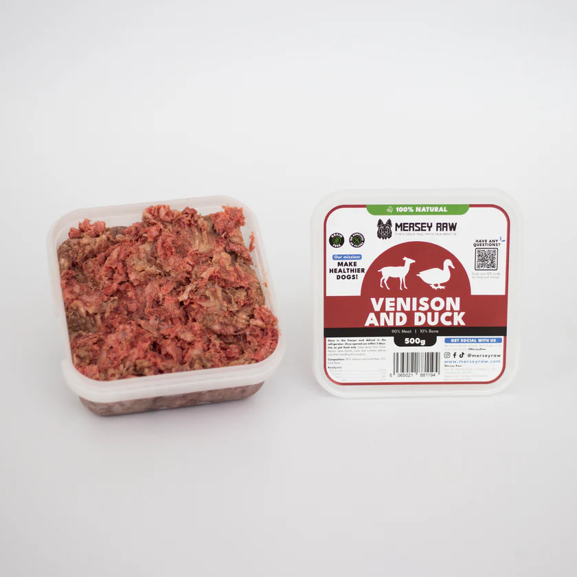 Mersey Raw - Venison & Duck Complete 500g | Carniraw Ltd